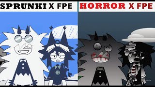 New Mod Sprunki X Fpe Normal Vs Horror Version Fpe Sprunki Incredibox ...