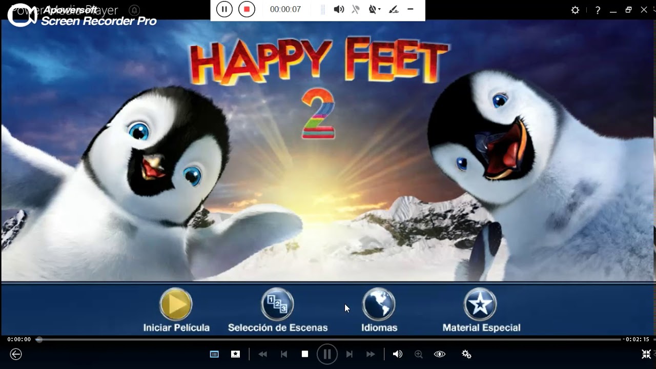 Happy Feet 2 El Pinguino Dvd Menu 2012 En Español Youtube