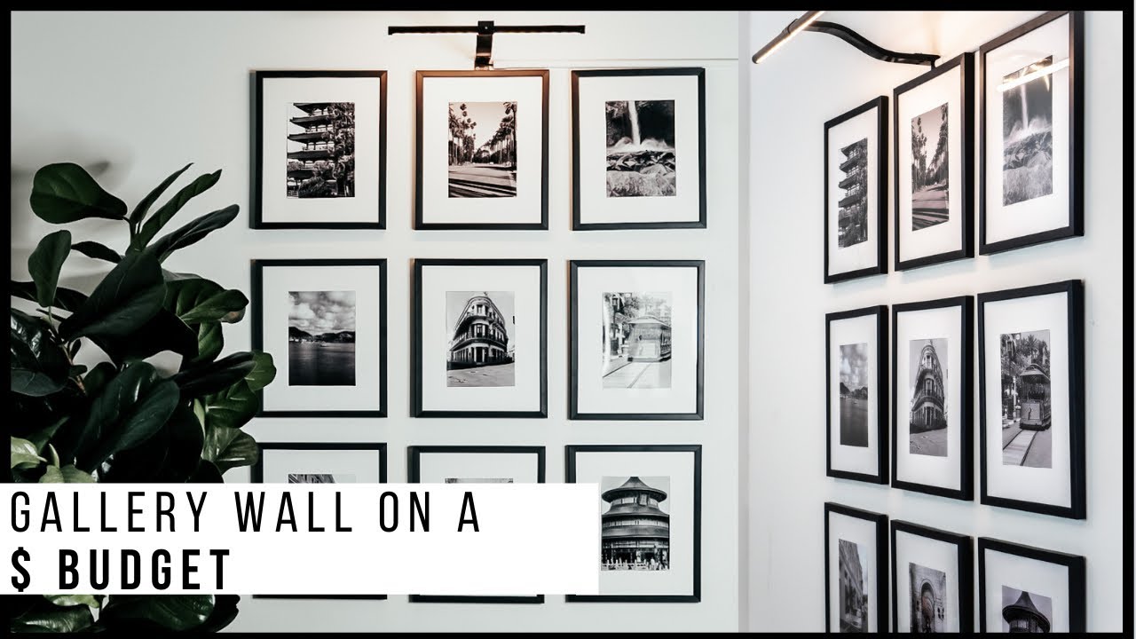 Diy Gallery Wall Dollar Tree Hacks Youtube