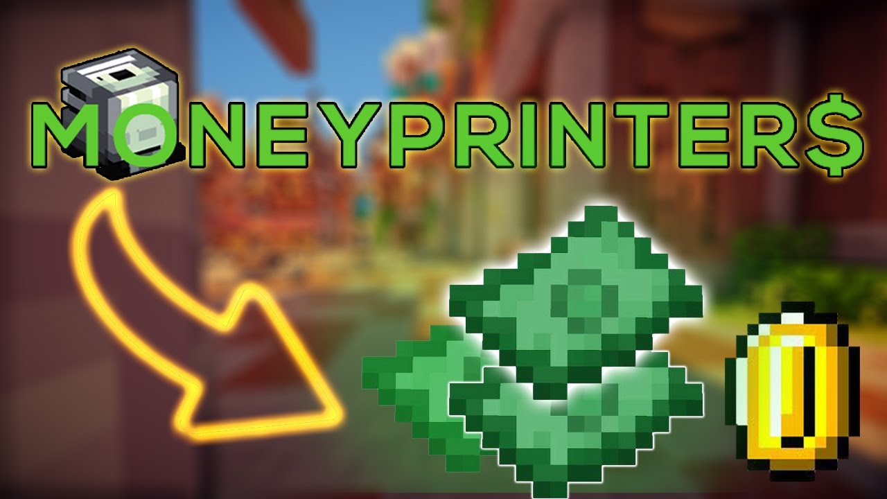 Minecraft Money Printers Minecraft Plugins Youtube