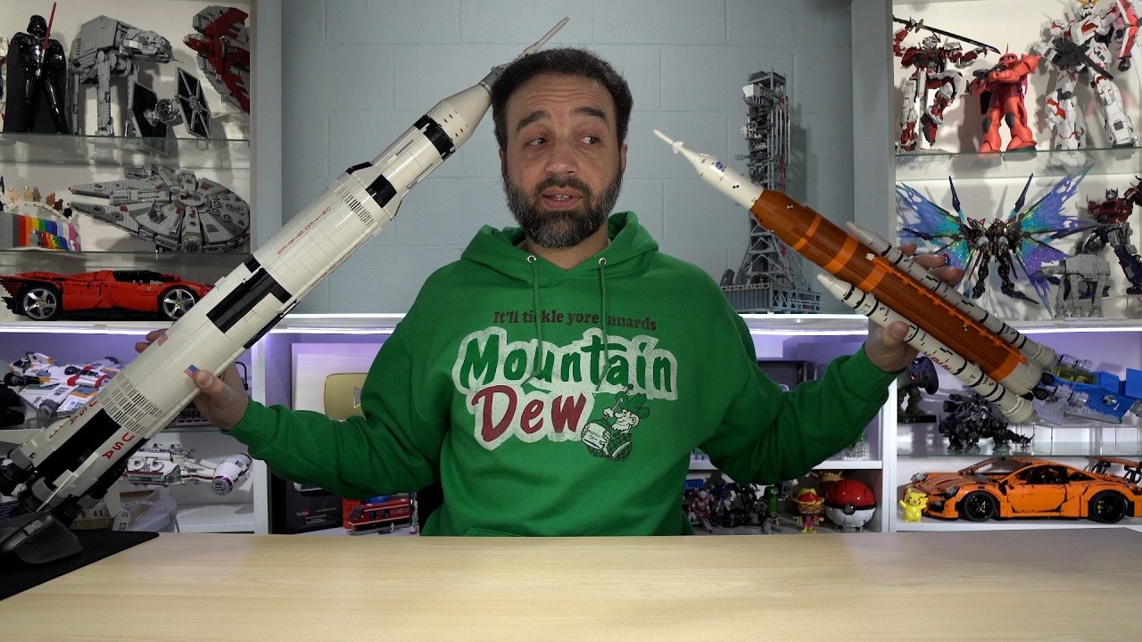 Lego Nasa Artemis Sls Vs Saturn V Quick Size Comparison Brick Finds