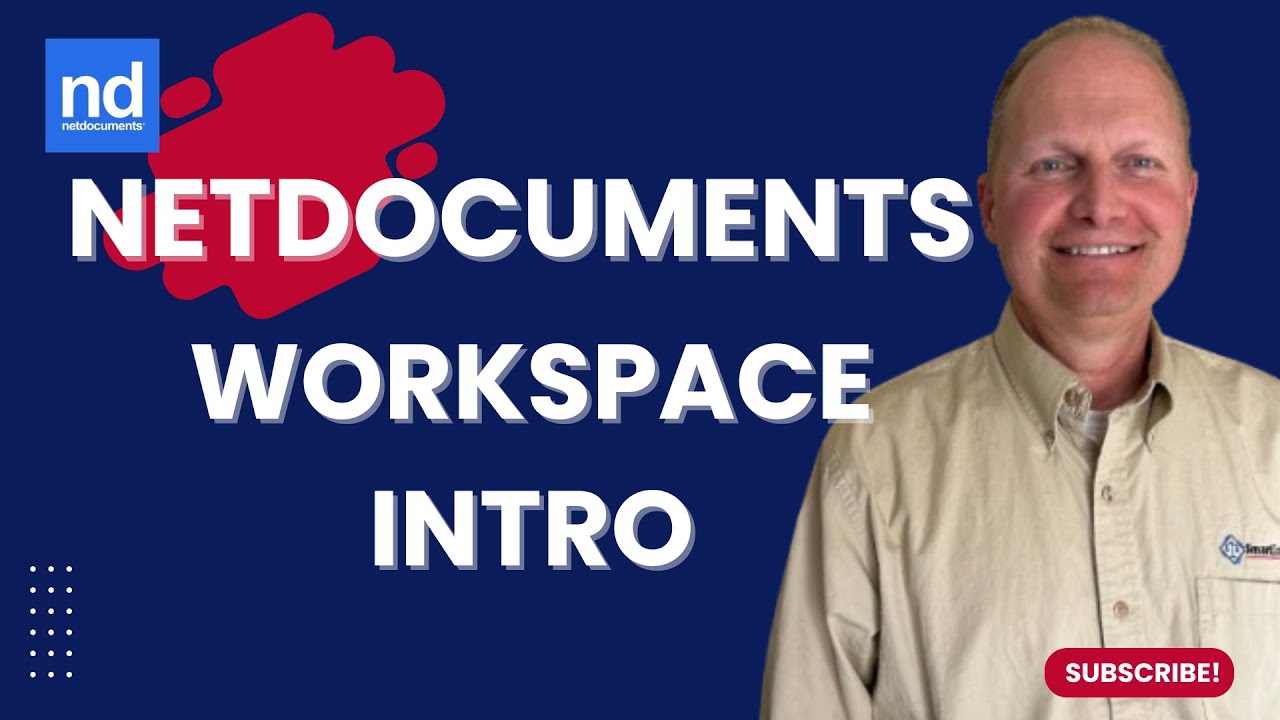 Netdocuments Home Screen Workspace Tutorial Youtube