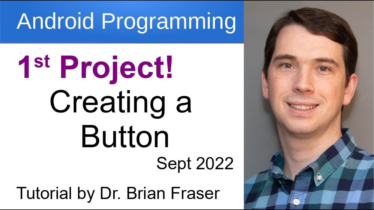 Creating A Button Android Programming Youtube
