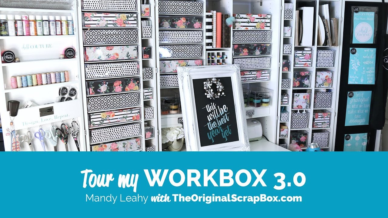 Workbox Tour With Crafty Glam Youtube