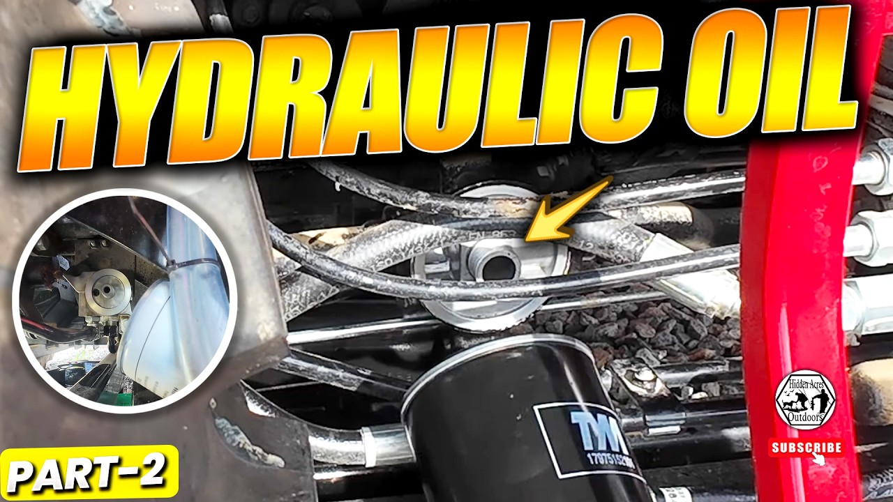 Mastering Tym Tractor Maintenance Hydraulic Oil And Filter Change Youtube