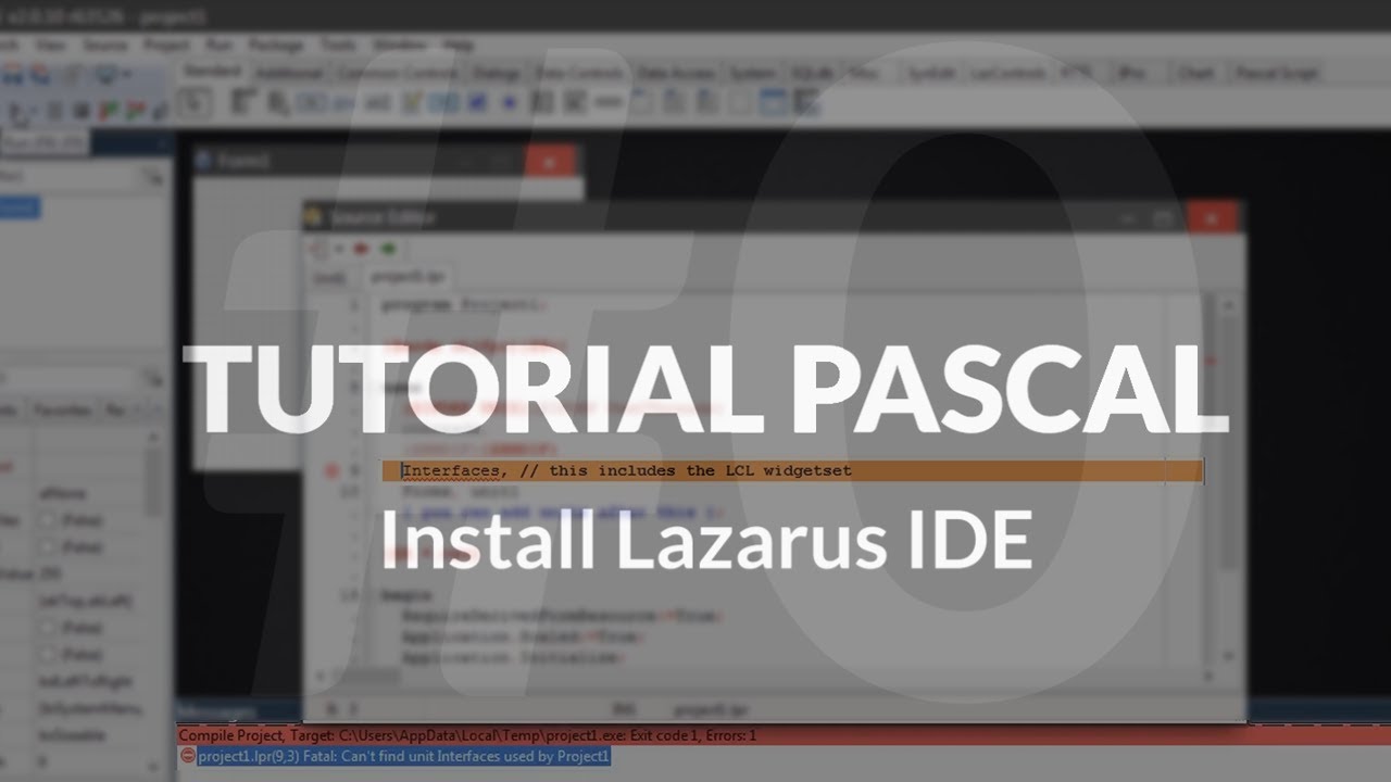 Menginstall Lazarus Ide Tutorial Pascal 0 Youtube