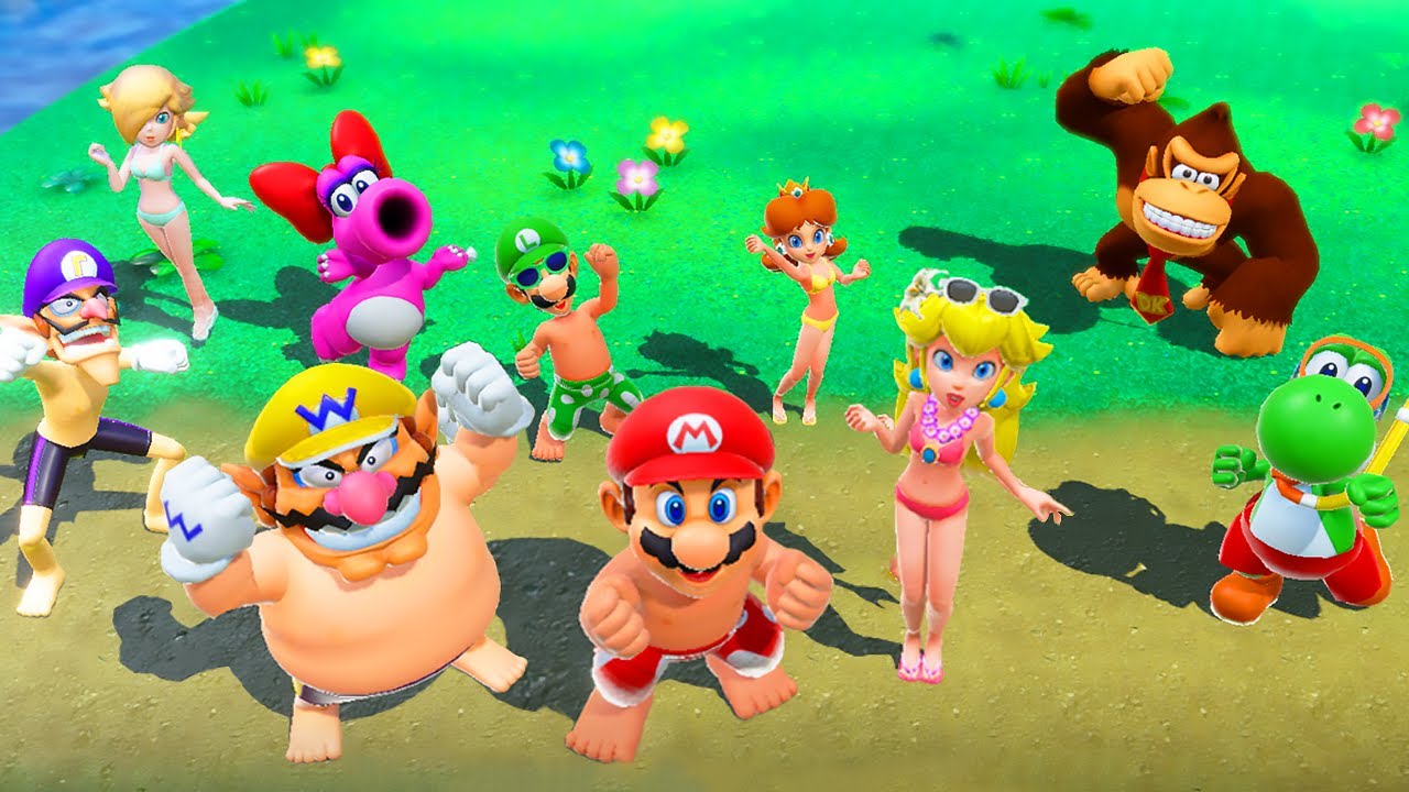 Mario Party Superstars Beach Party Pack Master Cpu Youtube