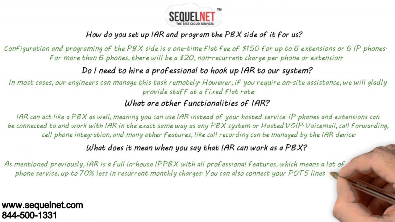 Sequelnet Intelligent Auto Receptionist Faqs Youtube