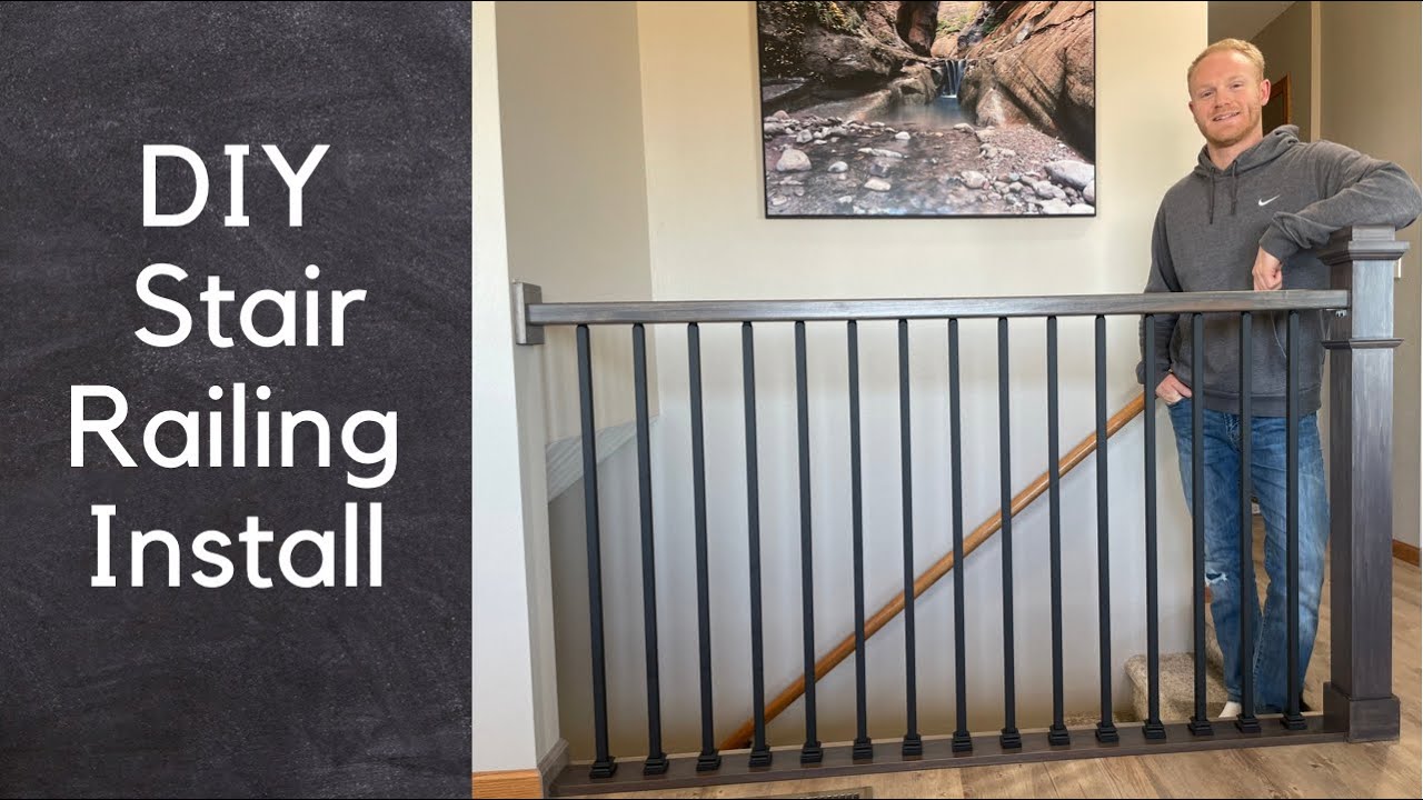Diy Staircase Railing Installation