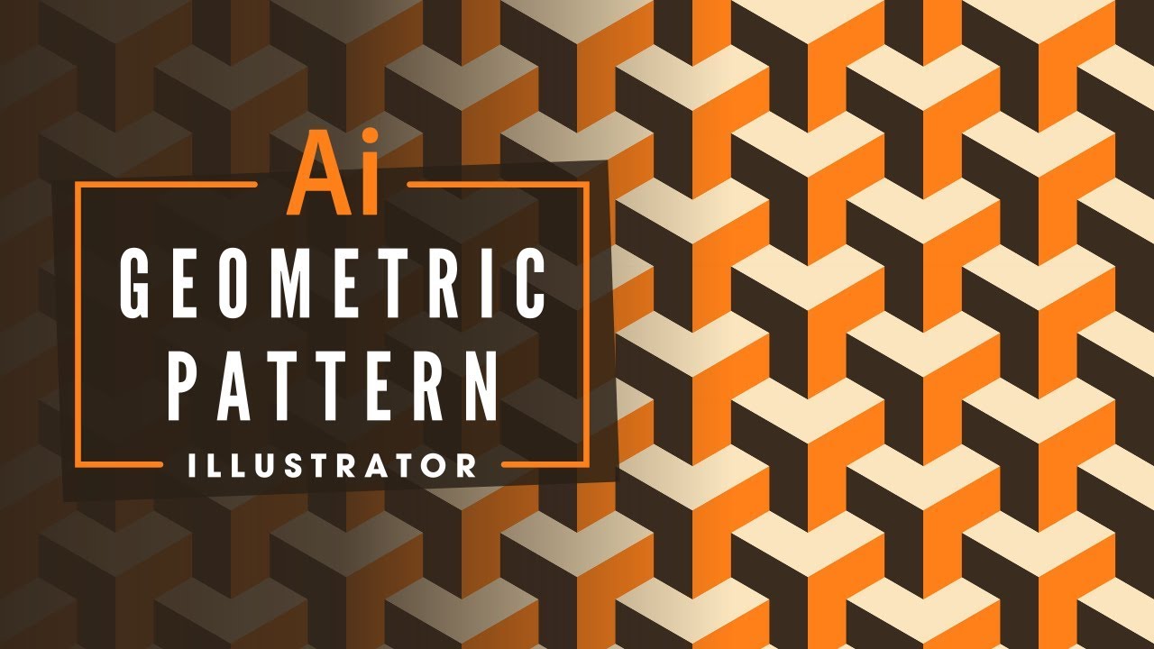 Illustrator Beginner Tutorial Geometric Pattern Youtube