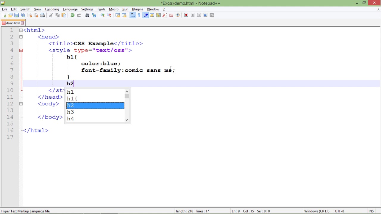 Css Basic Syntax Youtube