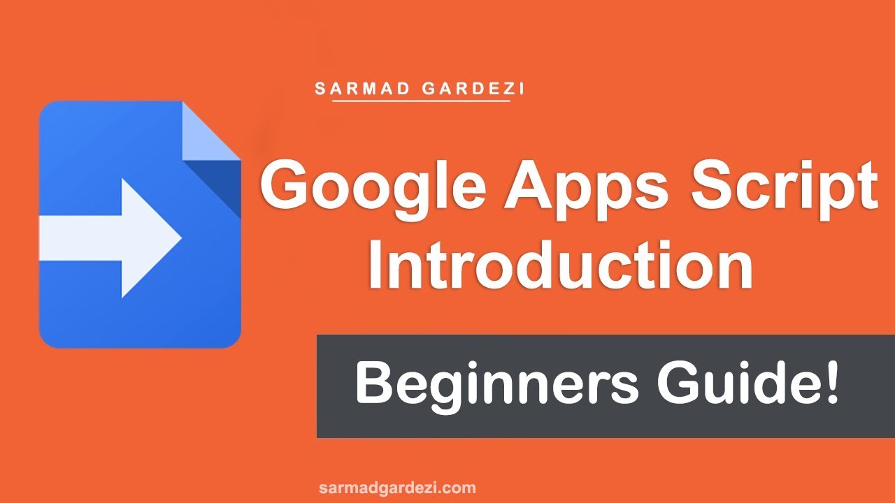 How To Use Google App Scripts Introduction Youtube