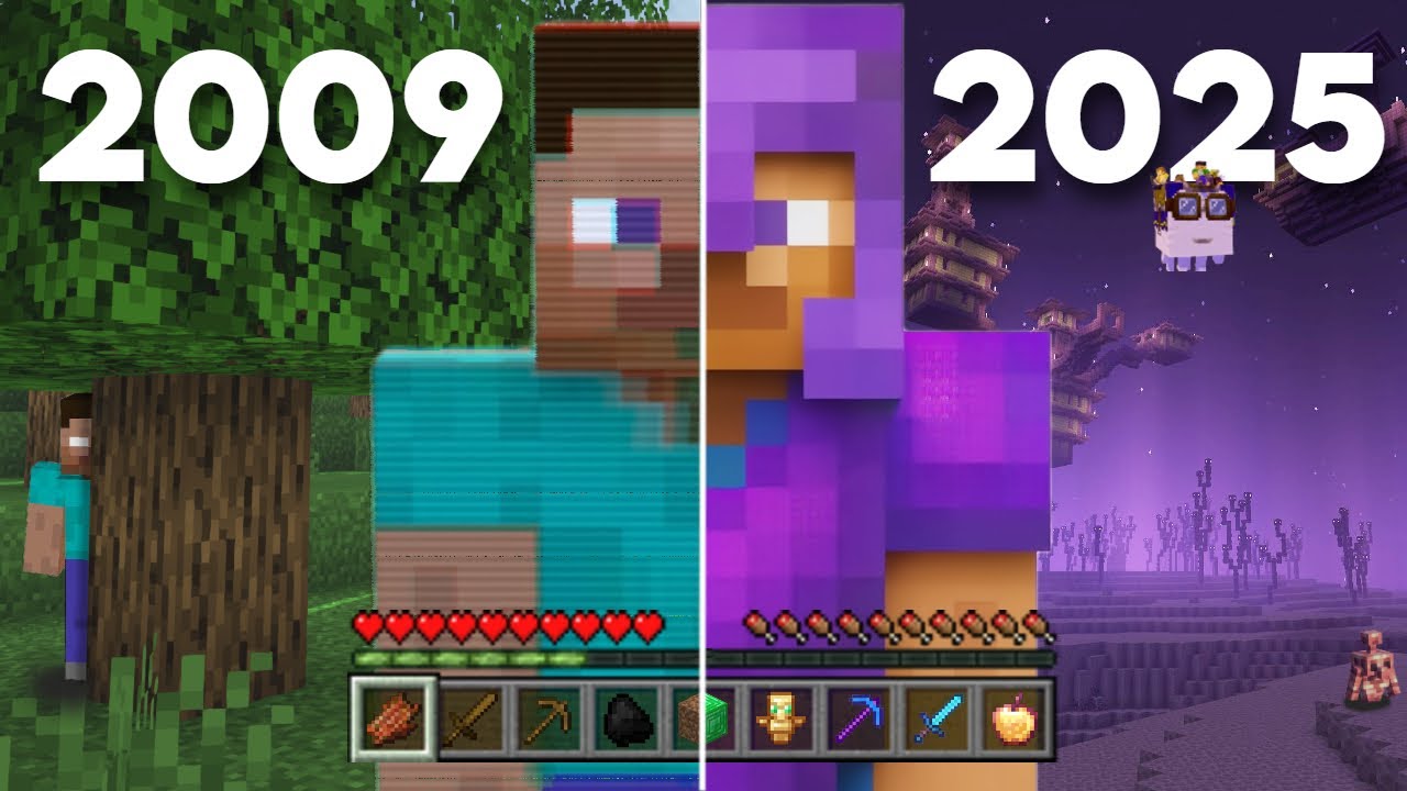 Evolution Of Minecraft 2009 2025 Youtube
