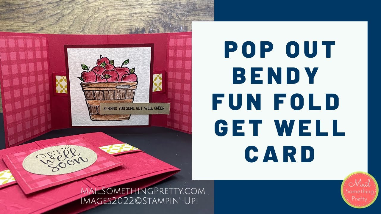 Pop Out Bendy Fun Fold Get Well Bendy Card Youtube