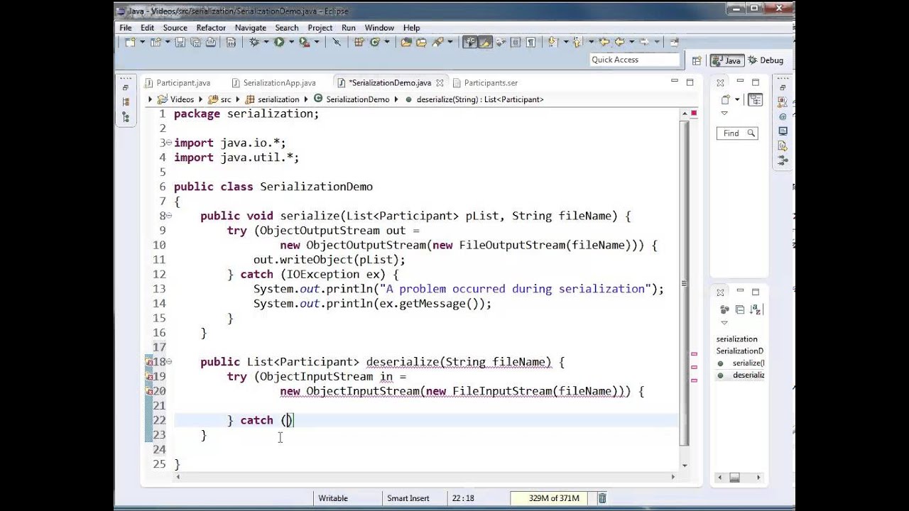 Serialization 3 How To Deserialize Youtube