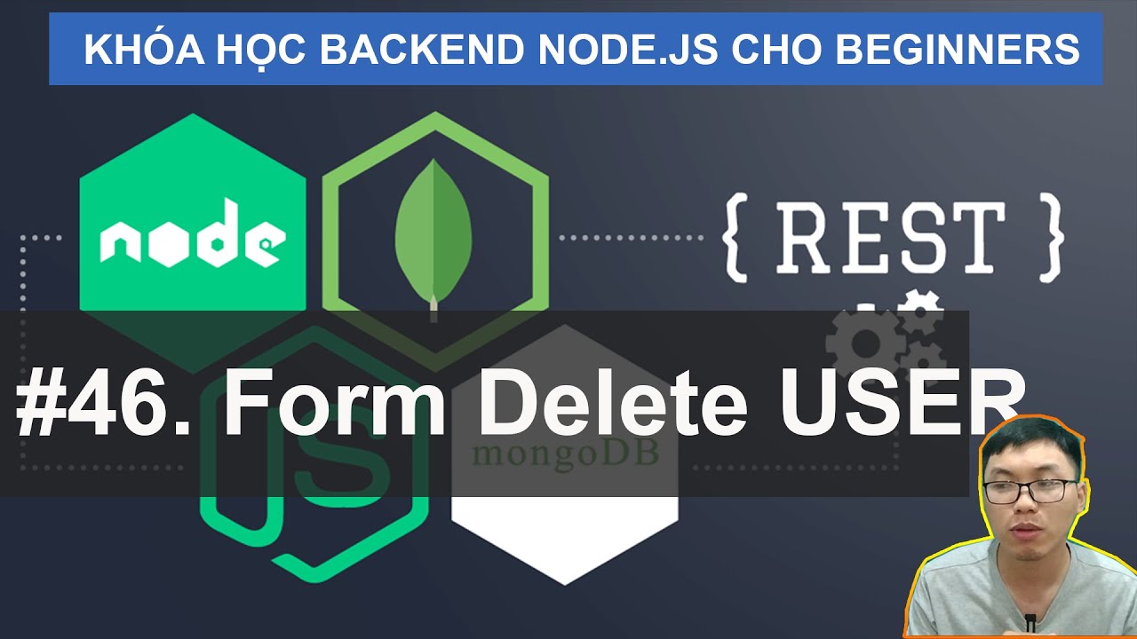 46 Design Form Delete User Khгіa Hб ќc Node Js Sql Mongodb Cho