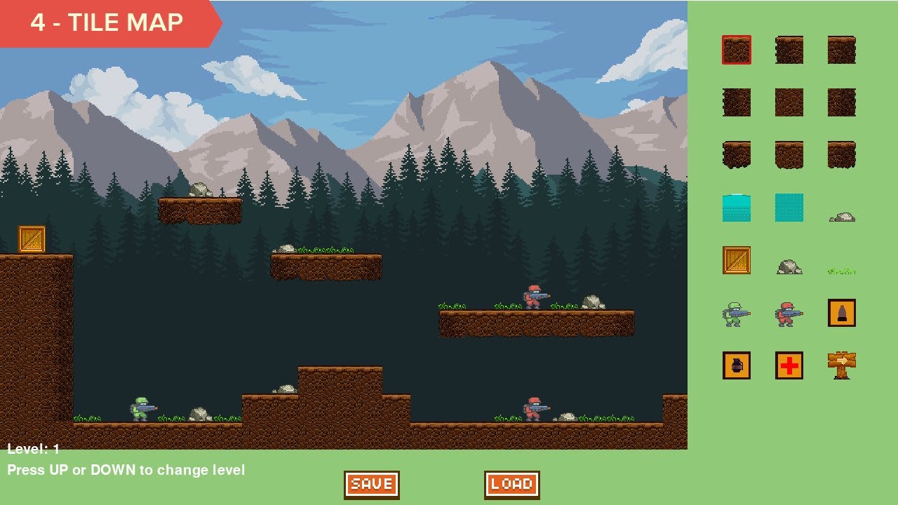 Pygame Level Editor Using Tilemaps In Python Tutorial Part 4 Tile
