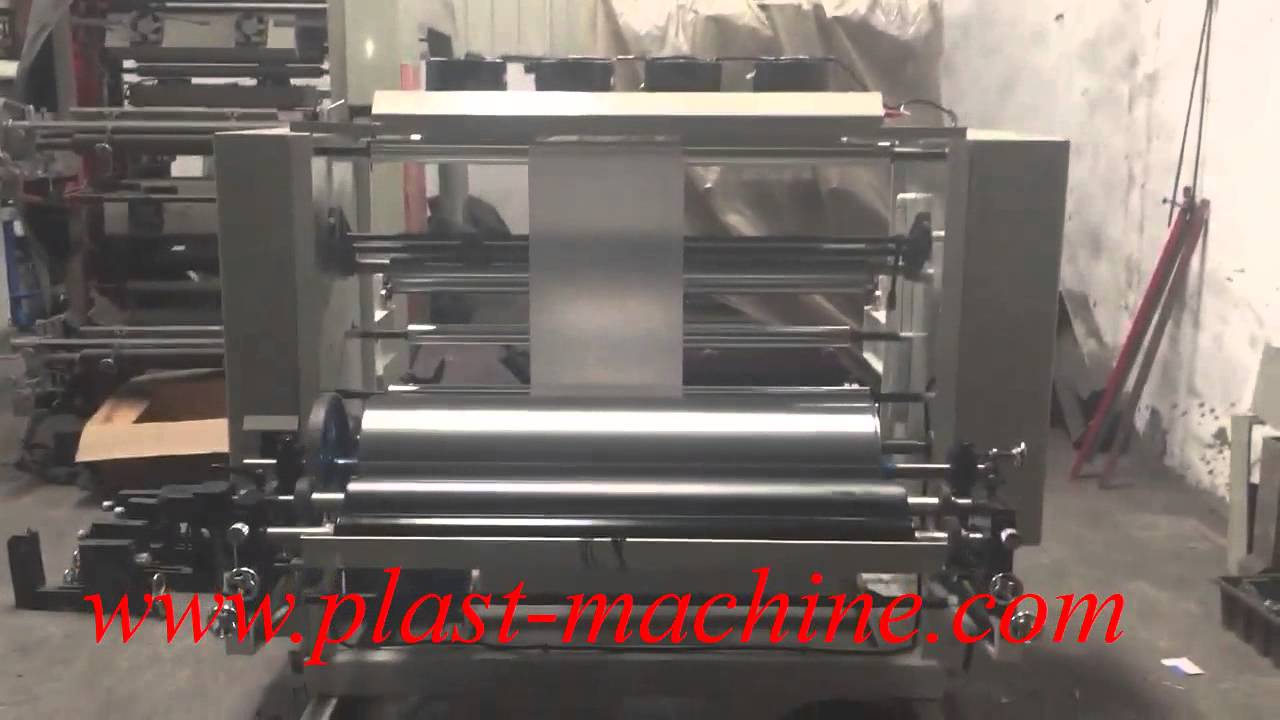 One Color Flexo Printing Machine Youtube