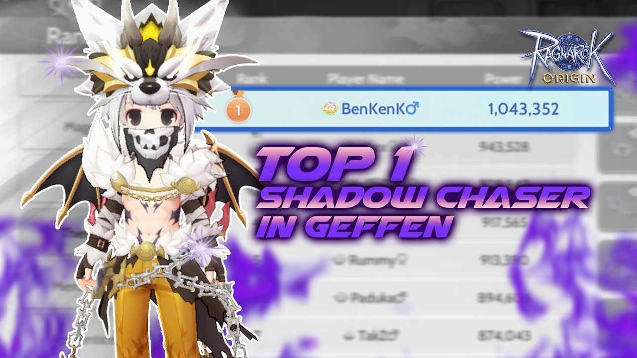 Shadow Chaser Pve Build Ragnarok Origin Youtube