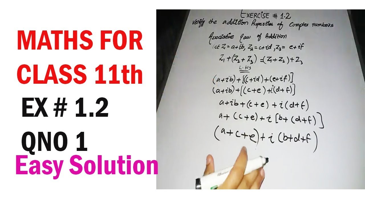 1st Year Math Ch 1 Exercise 1 2 Question No 1 Number System 11th