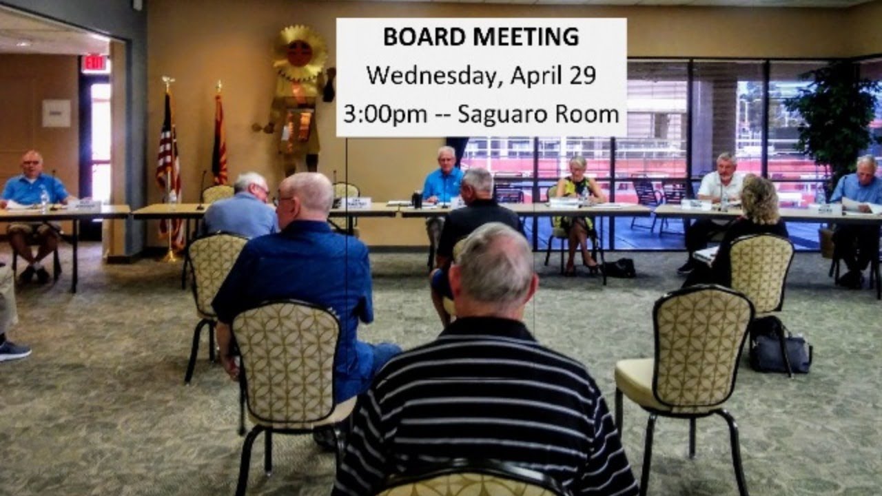 April Board Meeting Youtube