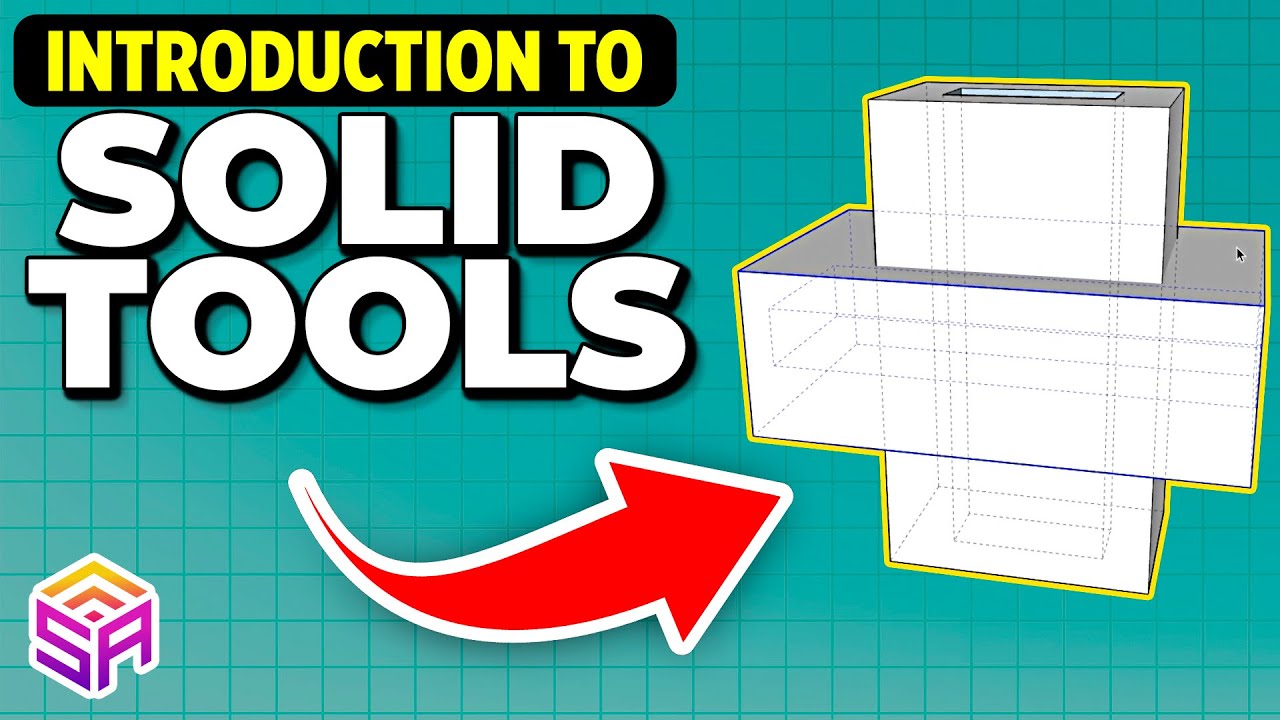 Introduction To Sketchup Solid Tools Youtube