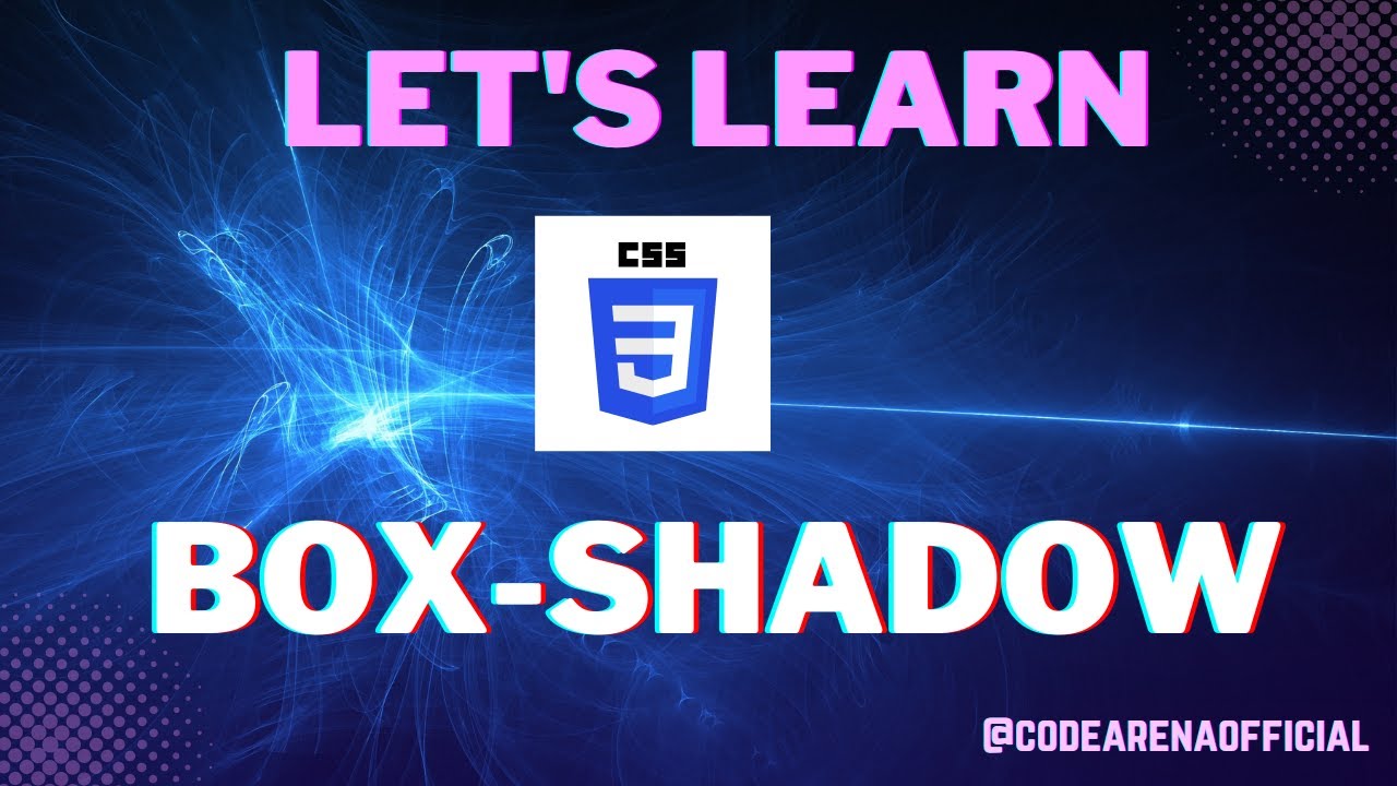 How To Do Box Shadow In Css Youtube