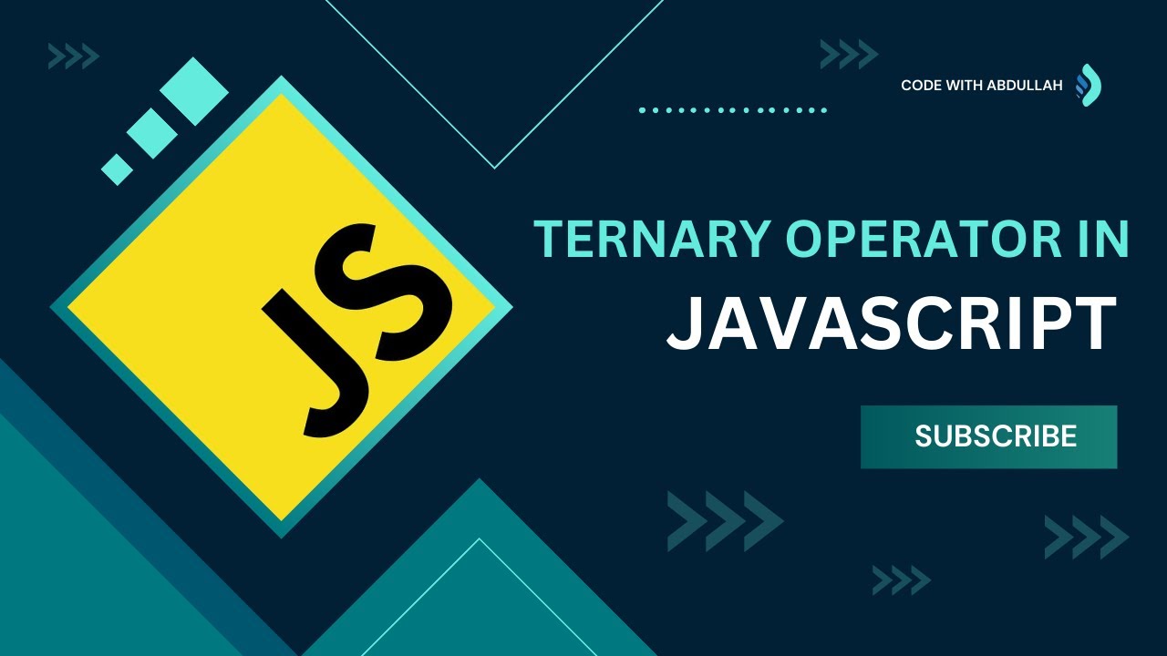 Ternary Operator In Javascript Shorthand Of If Else Statement How