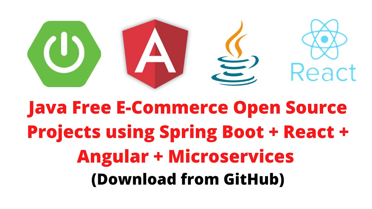 Java Free E Commerce Open Source Projects On Github Spring Boot