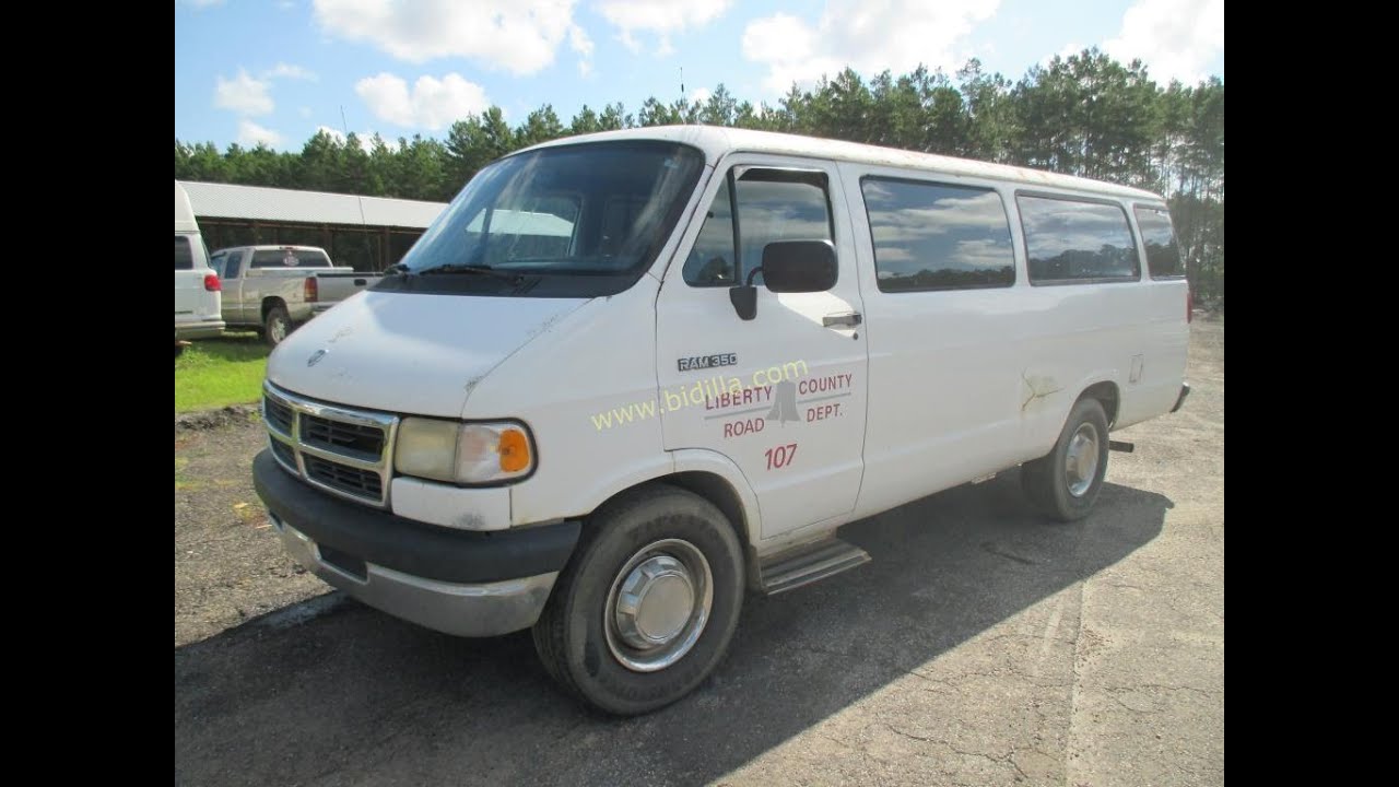 Auction 1994 Dodge Ram Wagon B350 Extended Van Youtube