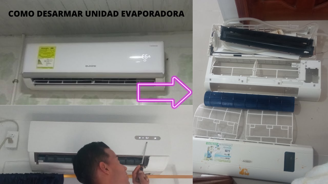 Como Desarmar Unidad Evaporadora De Aire Acondicionado Split Electrolux