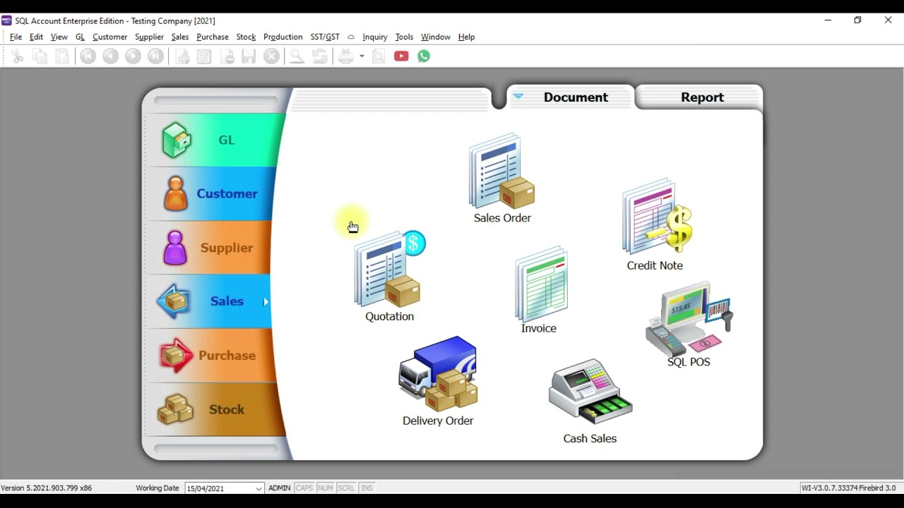 Sql Accounting System Customisation Cash Sales With Multiple Payment