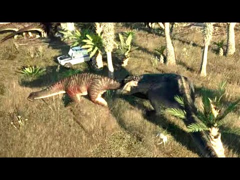 Nigersaurus Vs Trex пёџвђќрџ ґ Jurassic World Evolution 2 Youtube