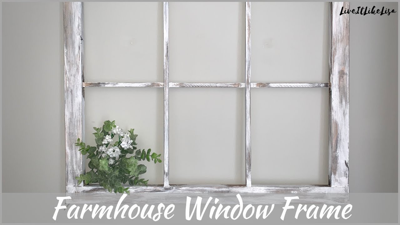 Window Pane Picture Frame Diy