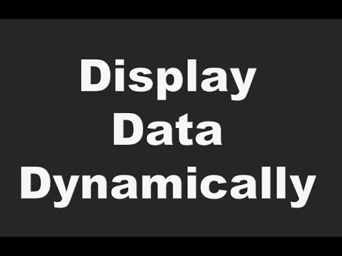 Dynamic Lists Youtube