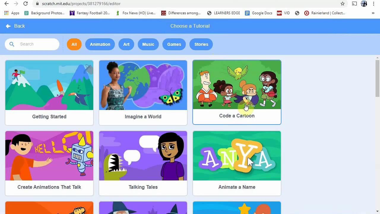 Tutorial Cartoon Youtube