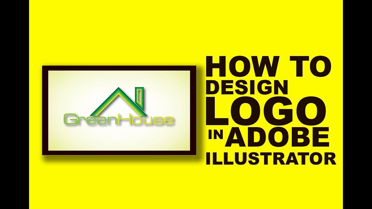 How To Design Logo In Adobe Illustrator Cs6 Youtube
