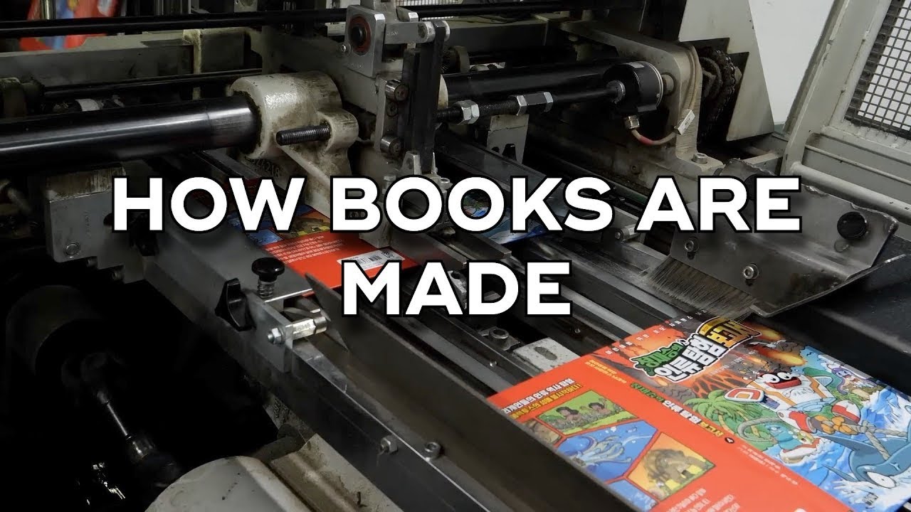 The Insane Process Behind Modern Book Printing Youtube
