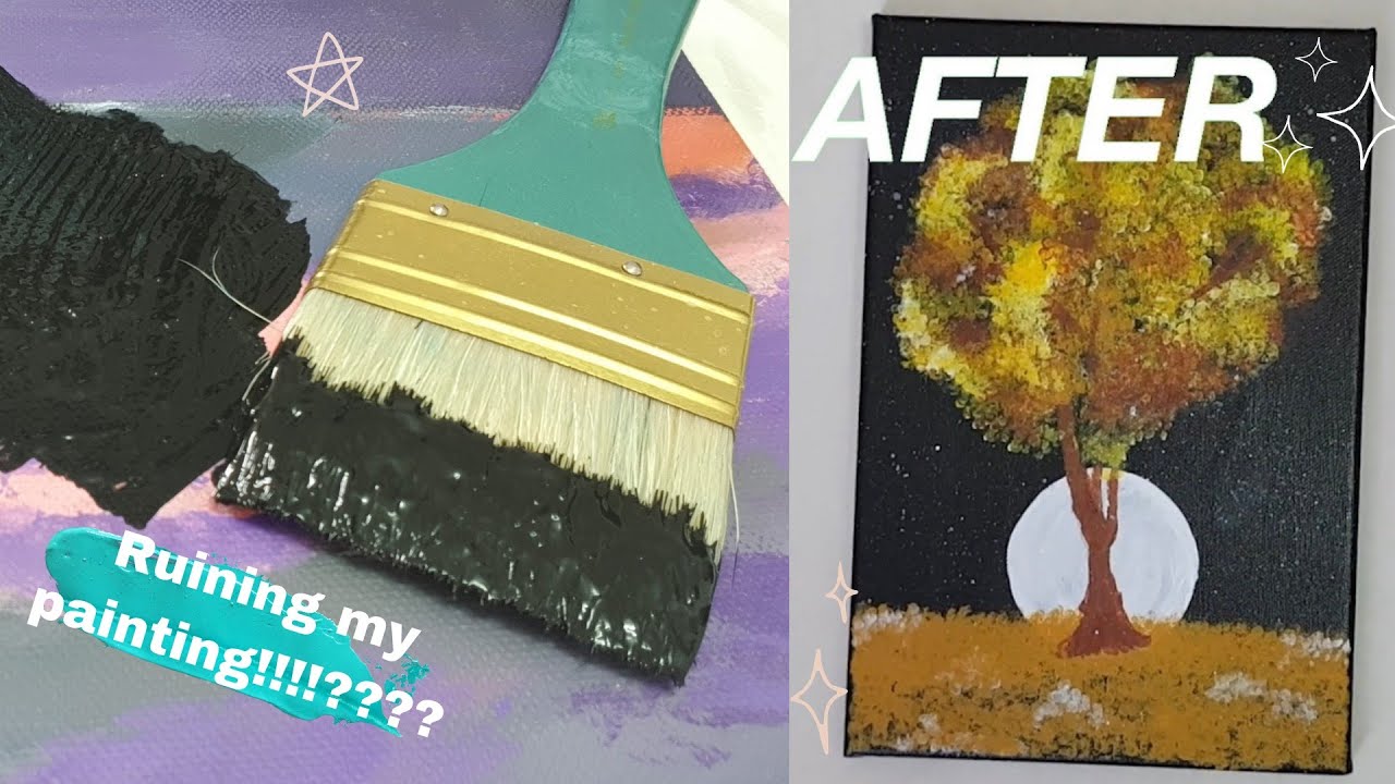 Paint With Me 2 Fix My Old Painting Youtube
