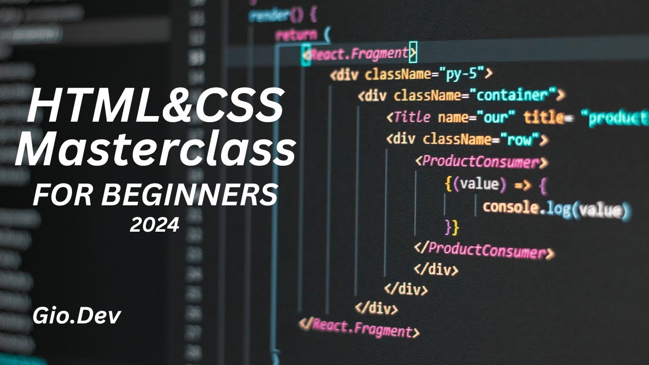 Html Css Beginner Series Html Structure 2024 Youtube