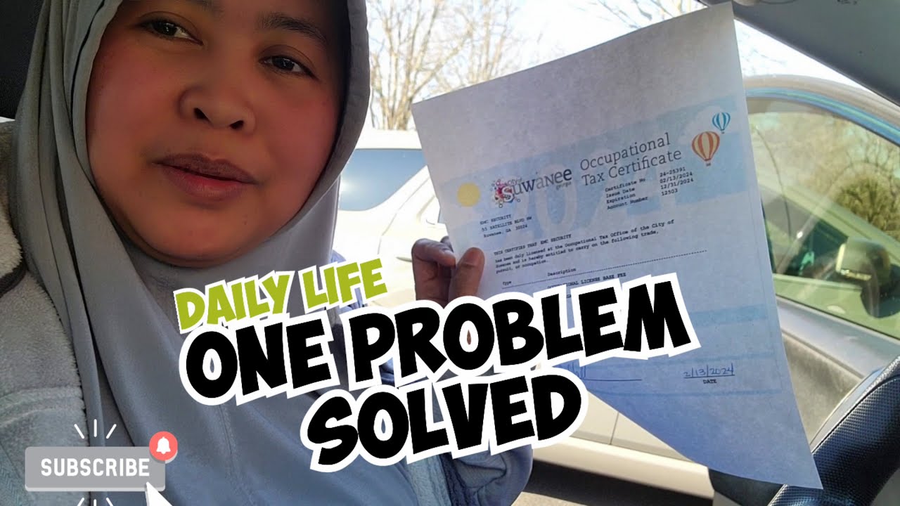 One Problem Solved Youtube