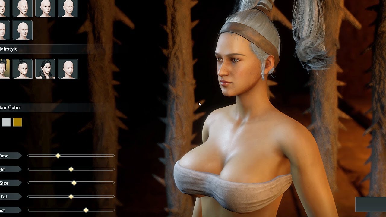 Character Creation Big Boobs 4k Ultra Hd Soulmask Movie Game Pc