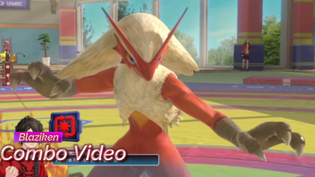 Blaziken Combo Video Pokken Tournament Dx Youtube