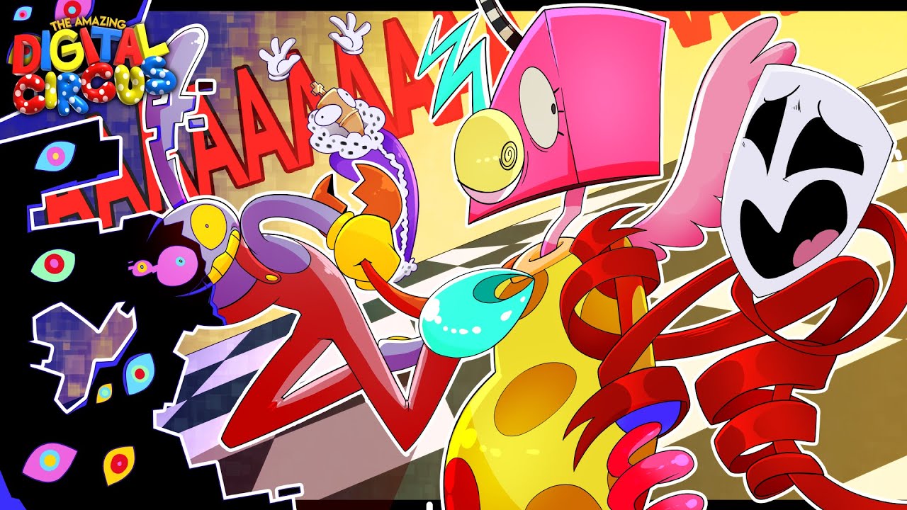 Pomni X Gangle X Zooble Vs Jax S Digital Abstraction The Amazing