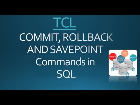 How To Commit Rollback And Savepoint In Sql With Practical Database