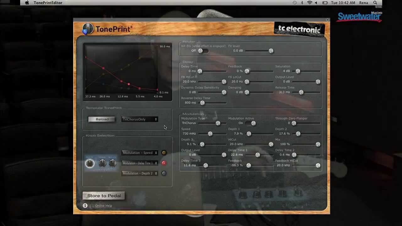 Tc Electronic Toneprint Editor Demo Sweetwater Sound Youtube