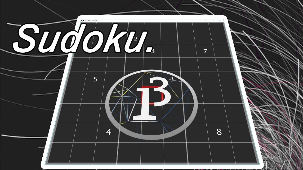 Sudoku Using Processing Java Youtube