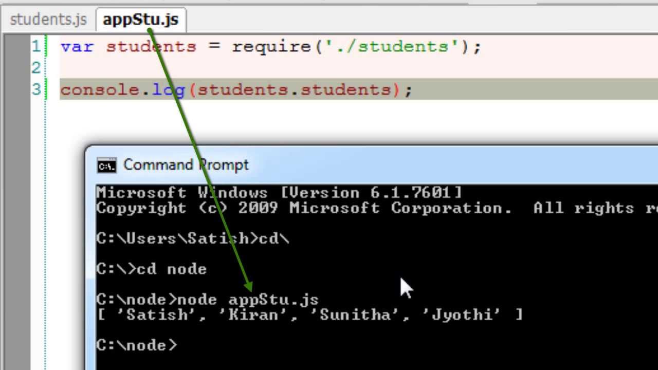 Local Module Node Js Youtube