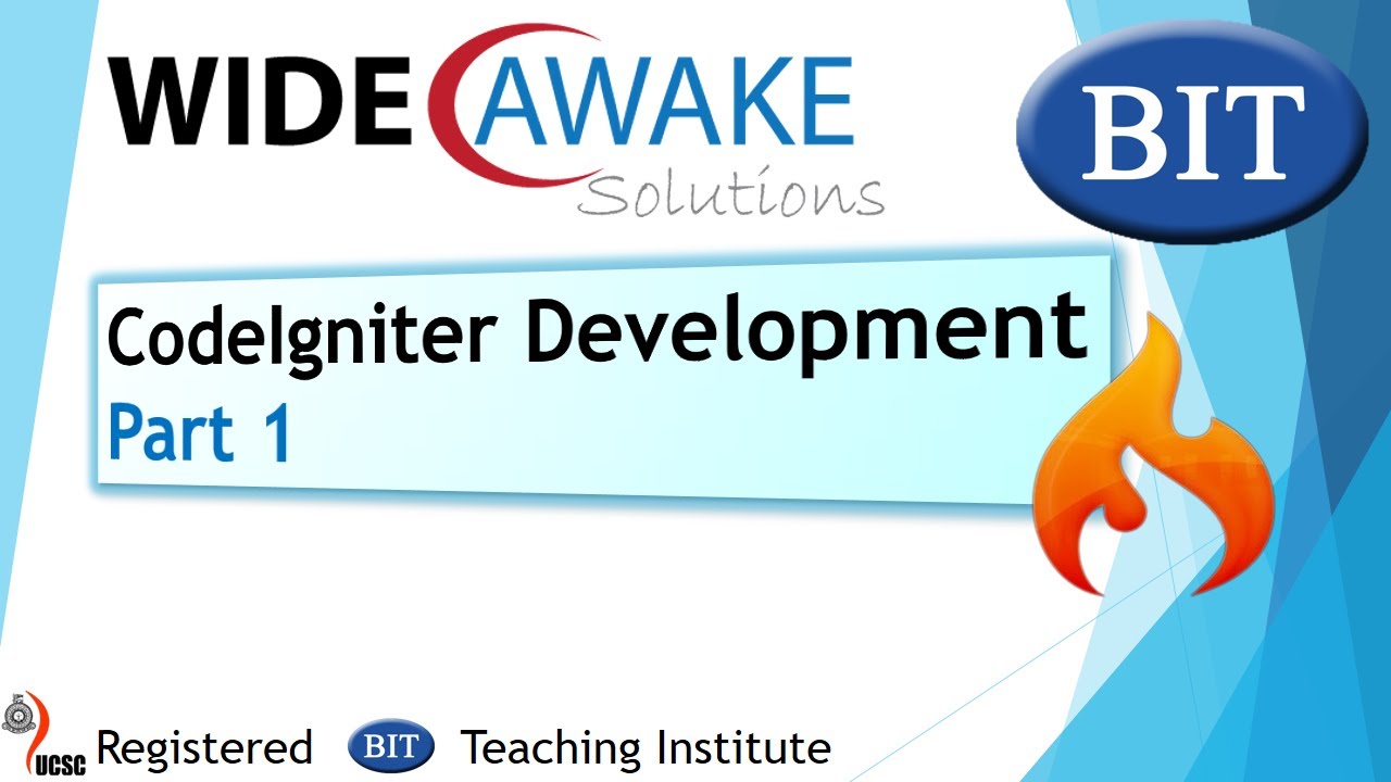 Codeigniter Development Part 1 Youtube