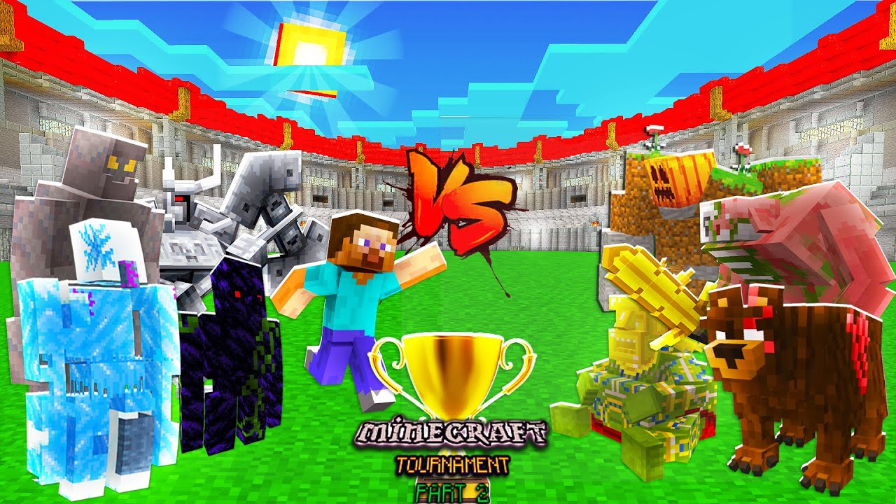 Tournament Mob Battle Minecraft Part 2 Youtube